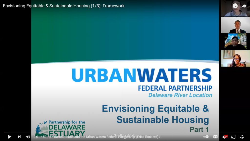 Envisioning Equitable and Sustainable Housing: Webinar 1: Framework - Urban Waters Learning Network